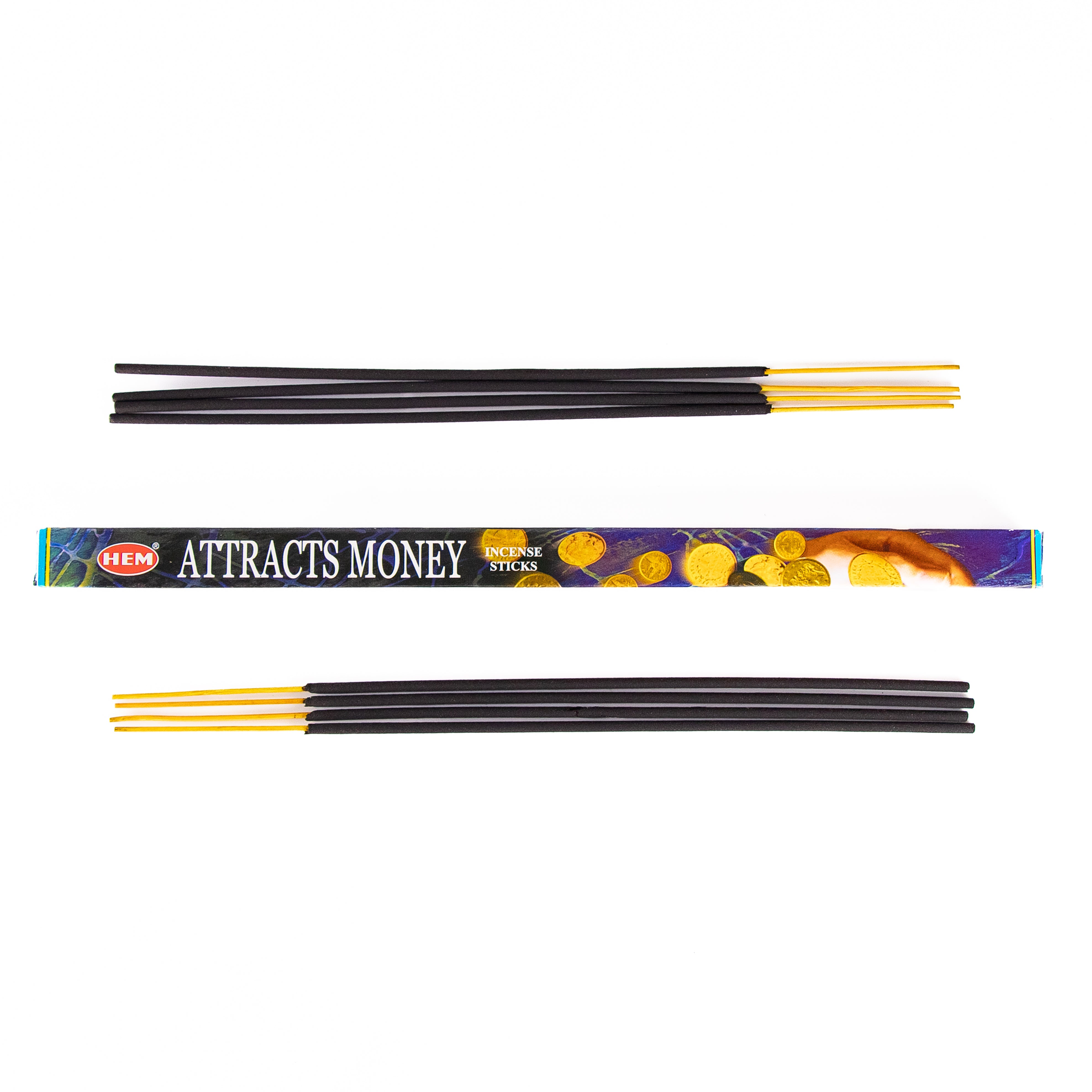 HEM Attracts Money Incense Sticks (18g) – Stoneage Natural Rocks